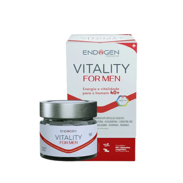 Vitality For Men 60 Caps - Endogen - Cia da Saúde