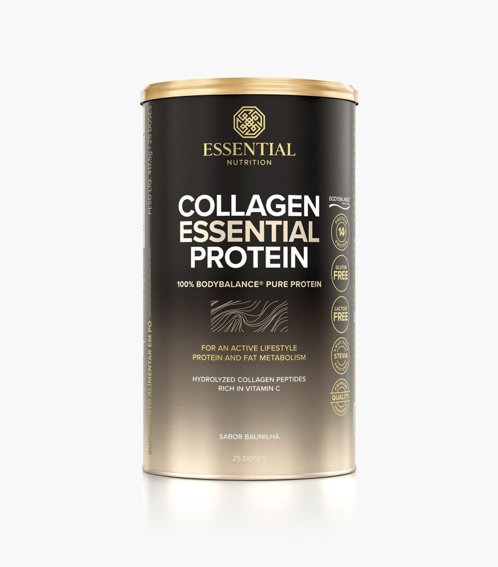 Collagen Essential Protein 517,5g Sabor Baunilha - Essential Nutrition ...