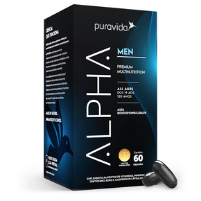 Alpha Men Multivitamínico 60 Caps - Pura Vida - Cia da Saúde