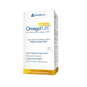 OmegaPure DHA: 900 - 60 cápsulas - Bio Balance | Cia da Saúde